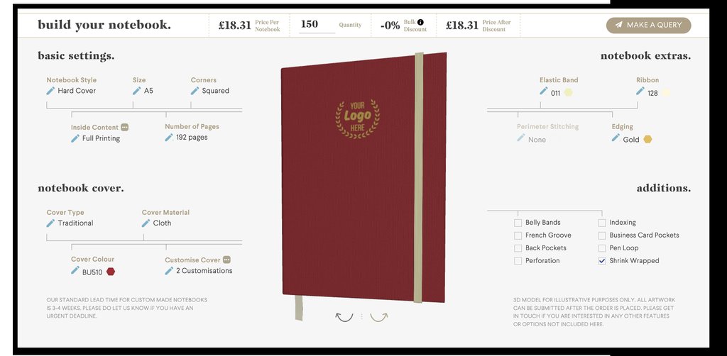 Ordering Process | Bookblock | Custom Notebooks, Journals and Stationery