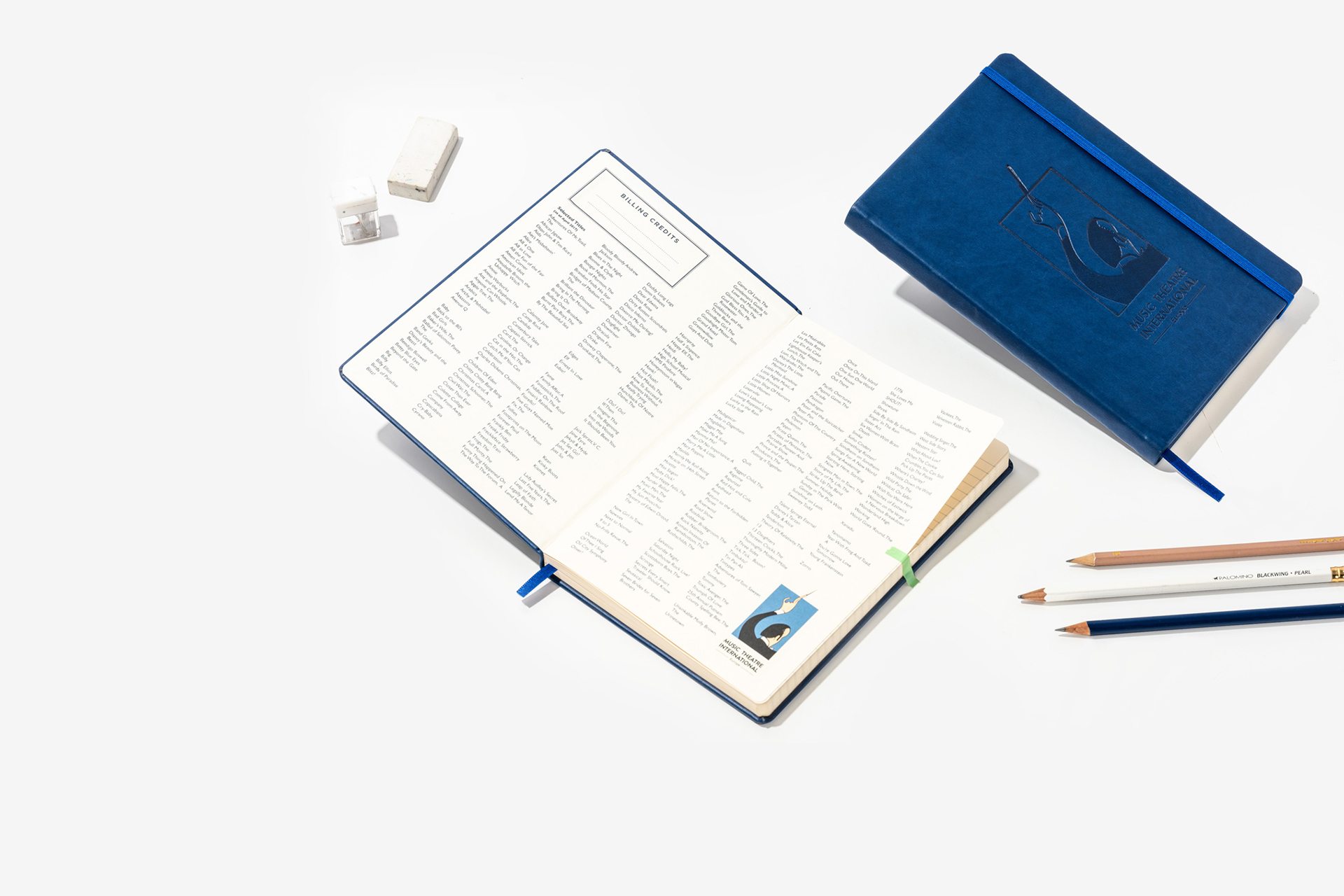 Music Theatre International Debossed Notebooks | Bookblock | Custom ...