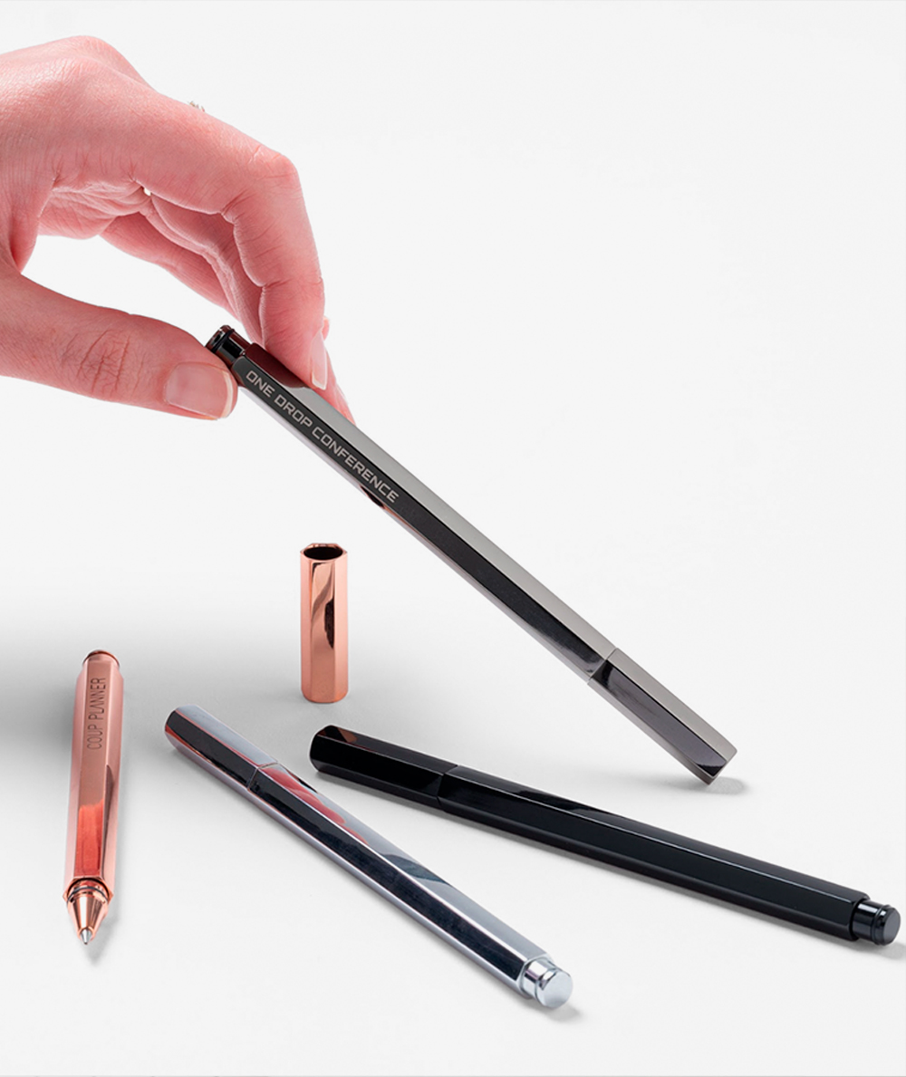 Hexagon Rollerball Pen | Bookblock | Custom Notebooks, Journals and ...