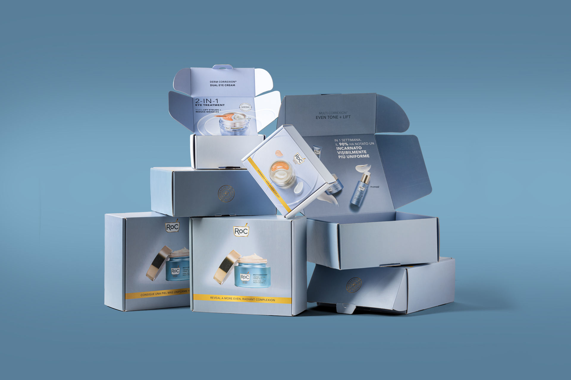 RoC Skincare Printed Boxes | Bookblock | Custom Notebooks, Journals and ...