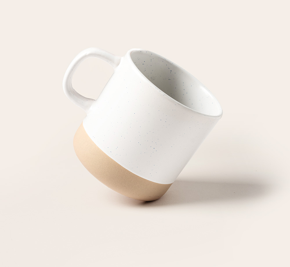 Ceramic Mug with Unglazed Bottom | Bookblock | Custom Notebooks ...