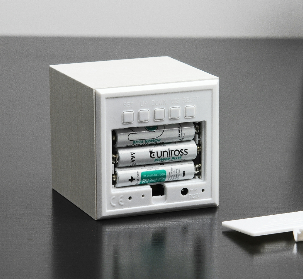 Wooden Cube Click Clock | Bookblock | Custom Notebooks, Journals and ...