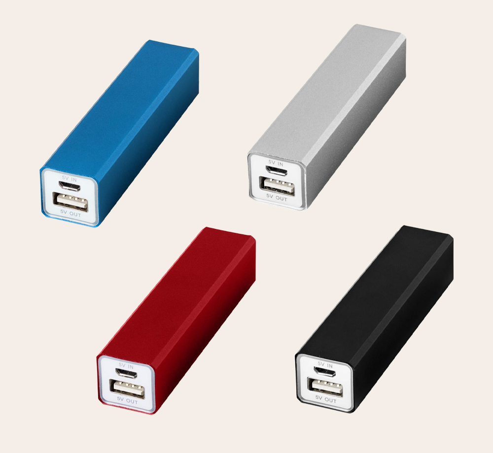 2200 mAh Power Bank | Bookblock | Custom Notebooks, Journals and Stationery