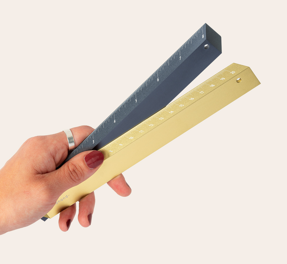 20cm Illusion Ruler | Bookblock | Custom Notebooks, Journals and Stationery