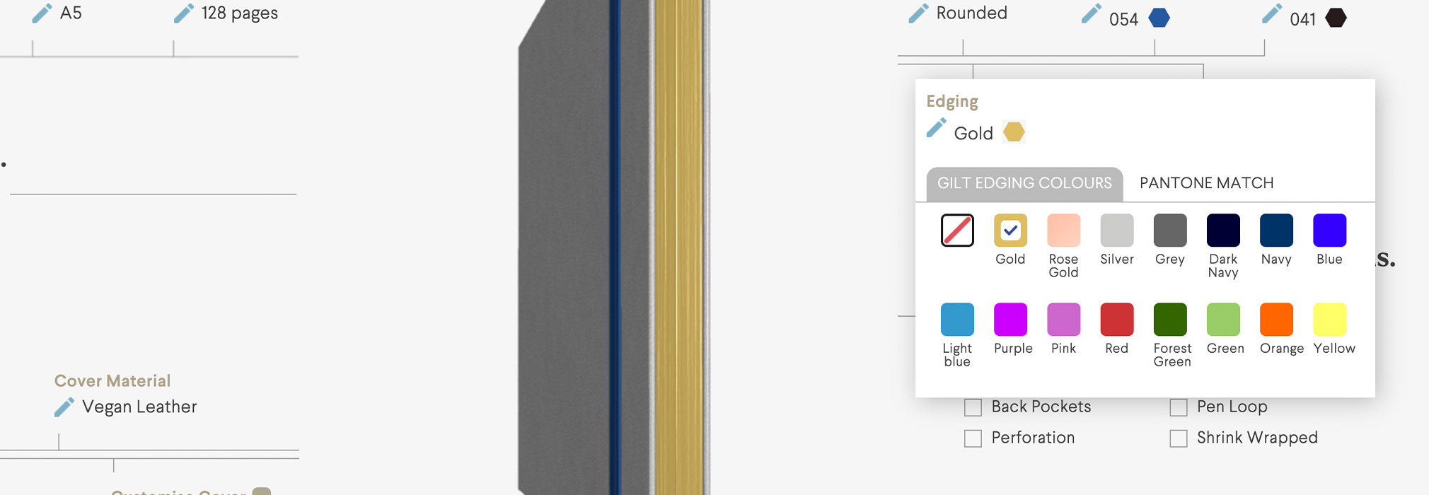 Gilt Edging | Bookblock | Custom Notebooks, Journals and Stationery